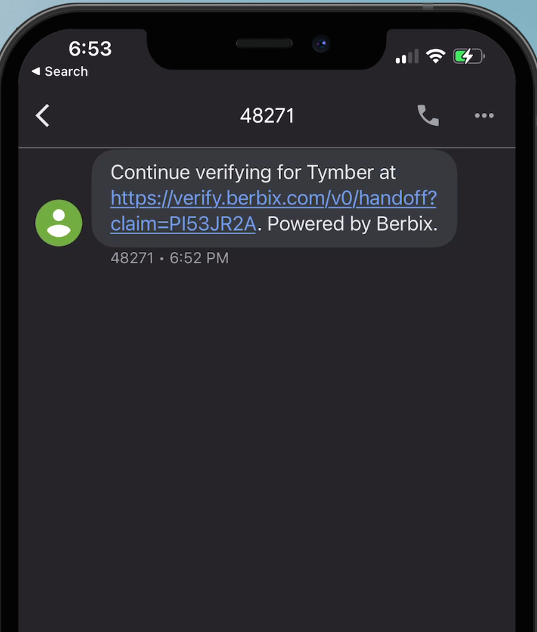 Berbix ID Verification Flow